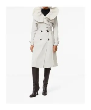 Burberry Long Faille Clare Trench Coat
