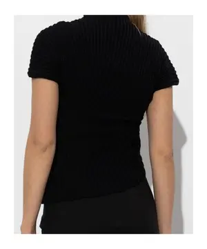 Cult Gaia Annemie Asymmetric Knit Top