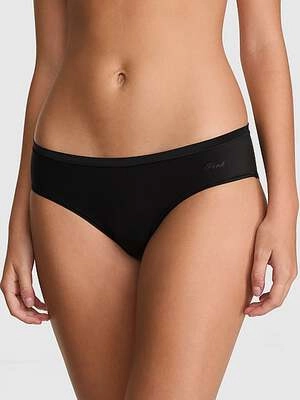 Pink Marshmallow Hiphugger Panty Black