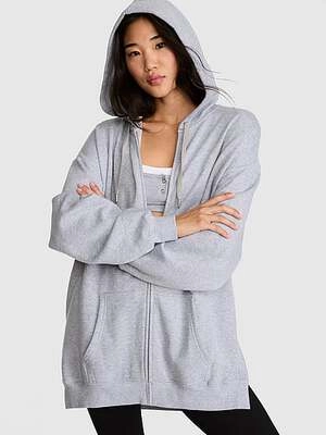 Pink Campus Fleece™ Full-zip Hoodie Grey