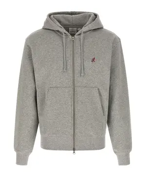 Gramicci One Point Zip Hoodie - Grey