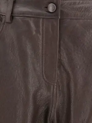 Magda Butrym Leather Straight-leg Pants