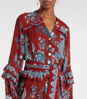 Farm Rio Long Sleeve Dress