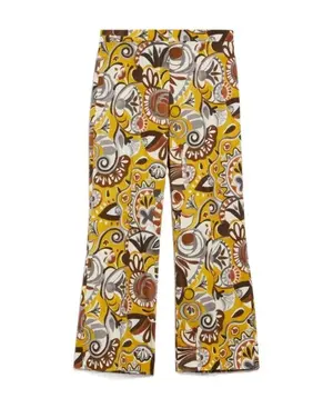 Max Mara Pattern Printed Casual Pants - Multicolor
