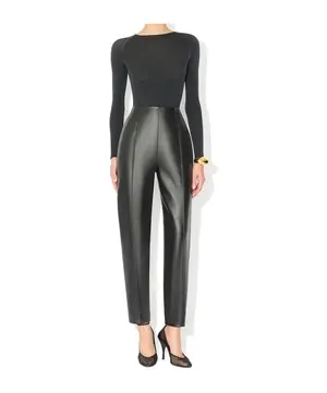 Alaïa Tapered Lambskin Pants