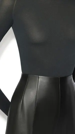 Alaïa Tapered Lambskin Pants