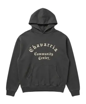 WILLY CHAVARRIA Logo-print Hoodie - Grey