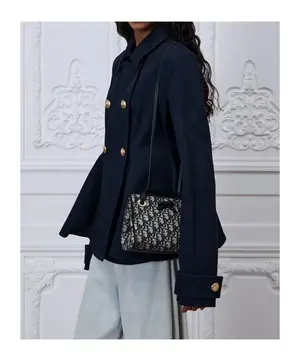 Dior Peplum Peacoat