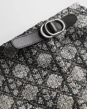 Dior Dioralps Cannage Wrap Skirt