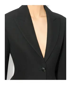 Alaïa Light Wool Single-breasted Jacket