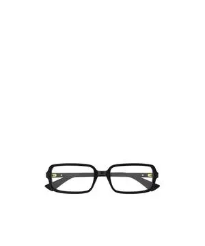 Bottega Veneta Rectangle Frame Glasses - Black