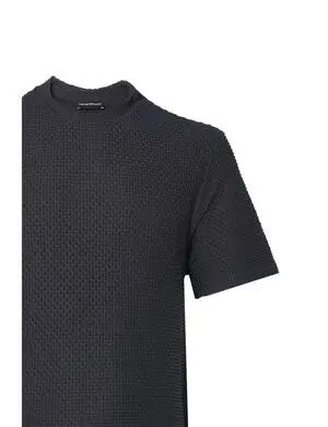 Emporio Armani Embossed Two-way Stretch Jersey T-shirt