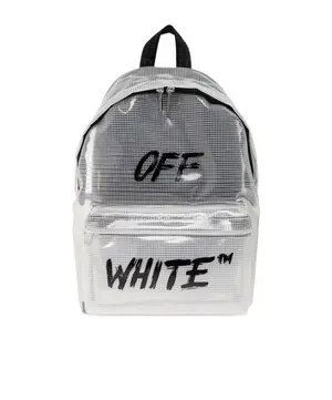 Off-White Zippered Backpack