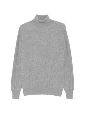LARDINI Ribbed Roll-neck Sweater