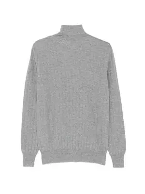 LARDINI Ribbed Roll-neck Sweater