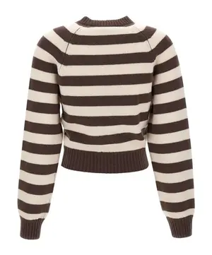 SPORTY  RICH Striped Sweater