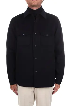 Aspesi Shirt Collar Buttoned Overshirt