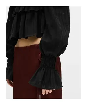 ANN DEMEULEMEESTER Ruffled-details Blouse