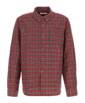 Gimaguas Jeremy Checked Flannel Shirt - Red