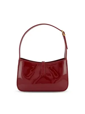 Saint Laurent Le 5 À 7 Logo Plaque Shoulder Bag - No