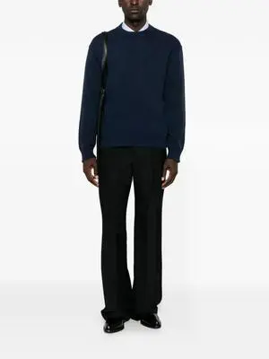 Prada Triangle-logo Knit Sweater