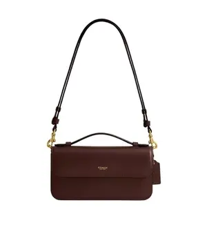 COACH New York Elora Top Handle Crossbody Bag - Brass/maple