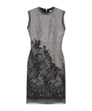 Alexander McQueen Floral Lace Shift Dress