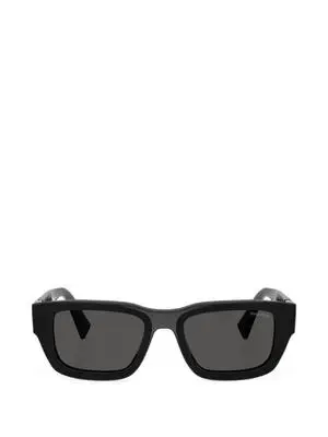 Miu Miu Logo-plaque Rectangle-frame Sunglasses
