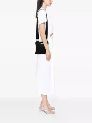 Prada 2000-2013 Tessuto Zip Top Crossbody Bag