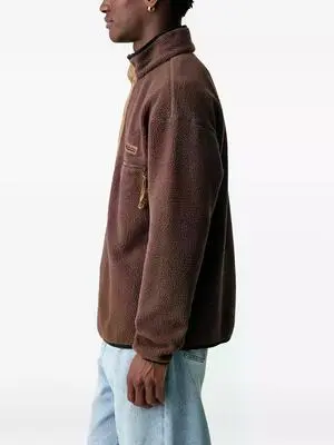 Columbia Helvetia Ii Fleece Press-stud Sweater - Brown