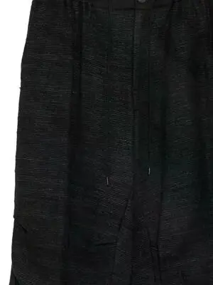 DEVOA Drawstring Wool Trousers