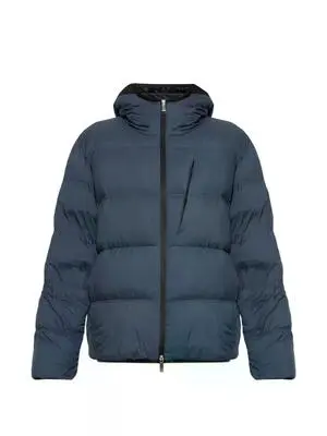 Moncler Poitevin Quilted Hooded Jacket - Grey