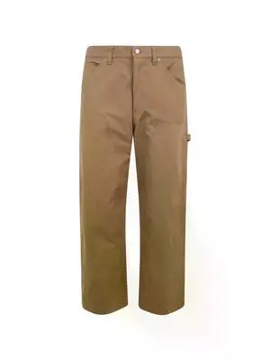 Comme Des Garçons Wide-leg Cotton Trousers