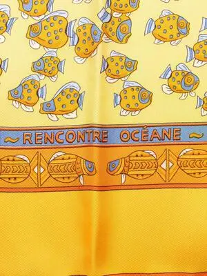 Hermès 2000-2026 Rencontre Oceane Silk Scarf 90 Scarves - Multicolour