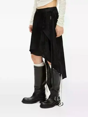 ANN DEMEULEMEESTER Paisley-jacquard Asymmetric Skirt