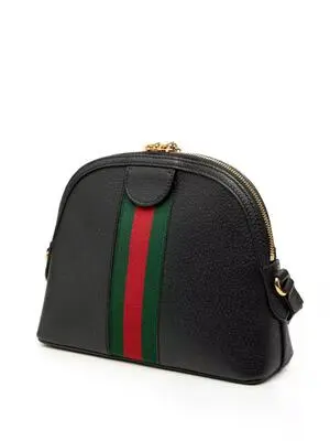 Gucci 2016-2026 Small Calfskin Web Ophidia Dome Crossbody Bag
