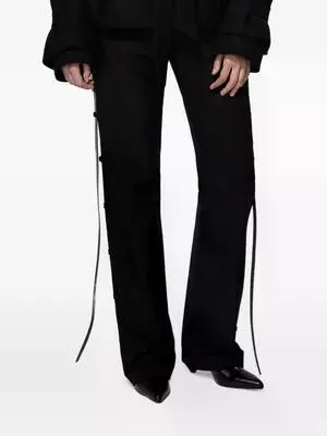 SRVC STUDIO Serpentine Loop-detail Trousers
