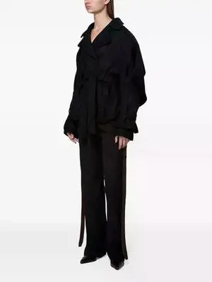 SRVC STUDIO Serpentine Loop-detail Trousers
