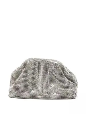 TWENTY FOURHAITCH Crystal-embellished Ruched Crossbody Bag