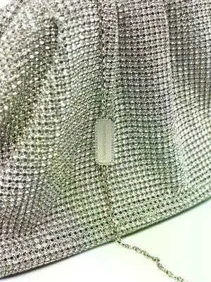 TWENTY FOURHAITCH Crystal-embellished Ruched Crossbody Bag