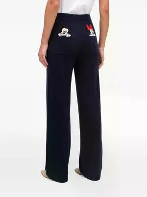 Chinti & Parker Peek Pocket Wide-leg Track Pants