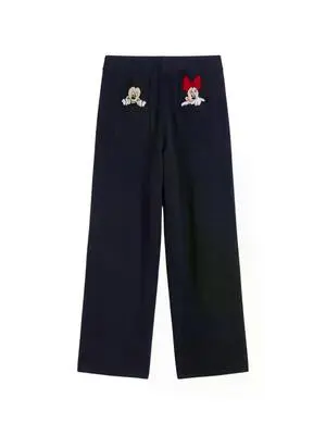 Chinti & Parker Peek Pocket Wide-leg Track Pants