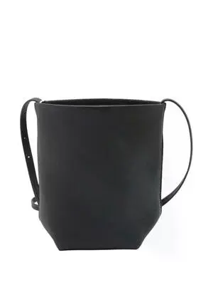 THE ROW 2010-2026 Leather Park Crossbody Bag - Black