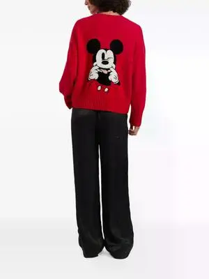 Chinti & Parker Mickey Mouse Intarsia-knit Sweater