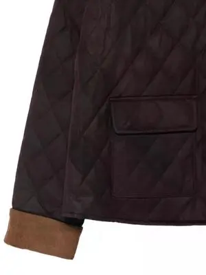MC2 SAINT BARTH Margaux Wax Quilted Corduroy-trim Jacket