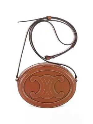 Celine Cuir Triomphe Oval Crossbody Bag