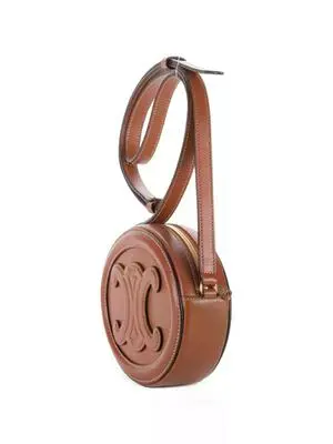 Celine Cuir Triomphe Oval Crossbody Bag
