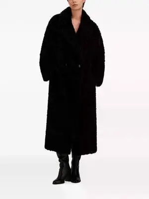 Herno Double-breasted Faux-fur Coat
