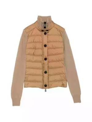 Moncler Quilted-panel High-neck Jacket
