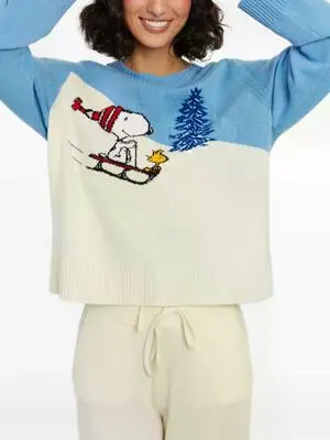 Chinti & Parker Snoopy-intarsia Sweater